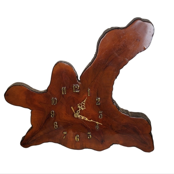 Vintage | Accents | Rustic Driftwood Wall Clock Needs New Movement ...
